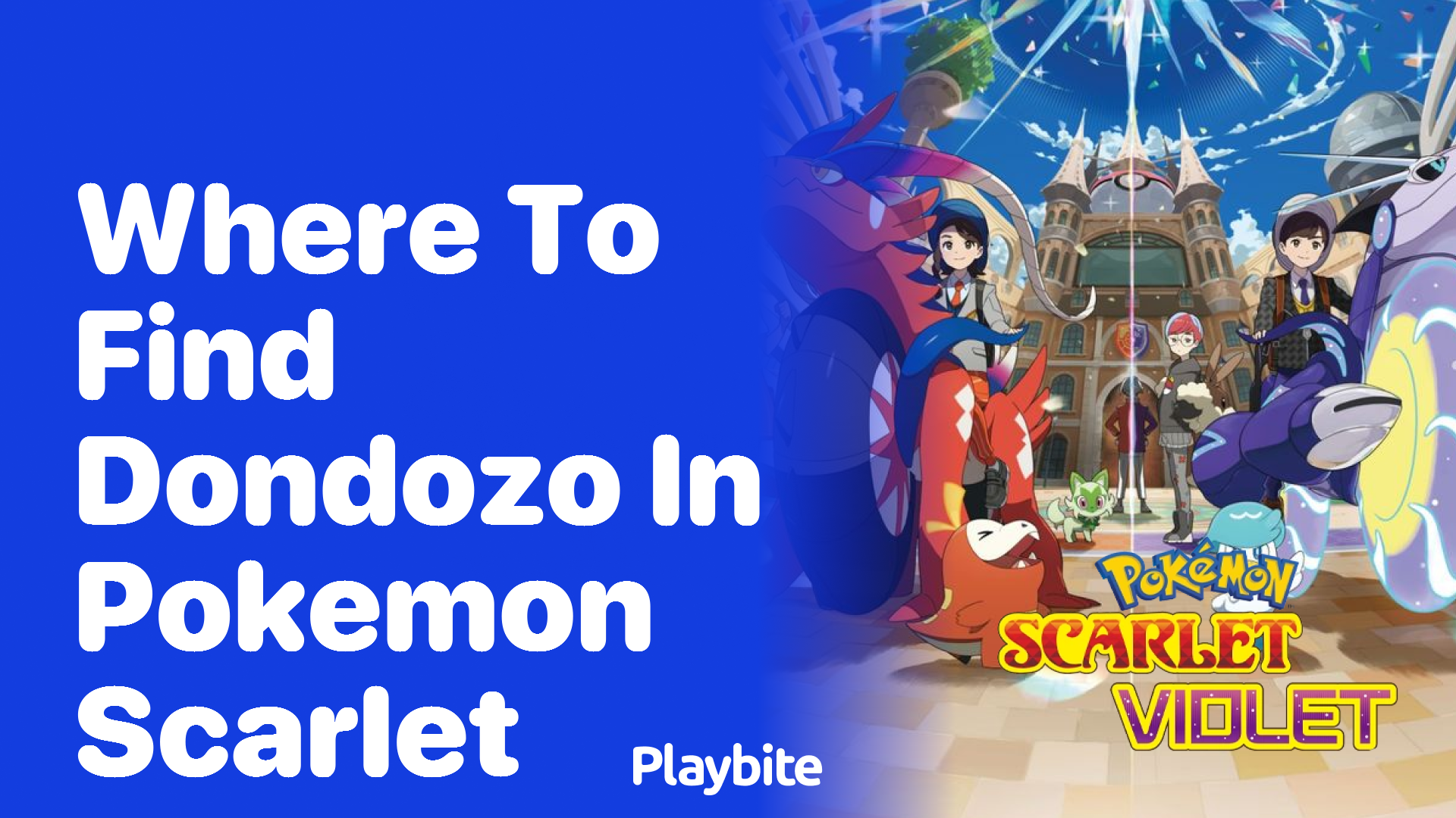 Where to Find Dondozo in Pokemon Scarlet - Playbite