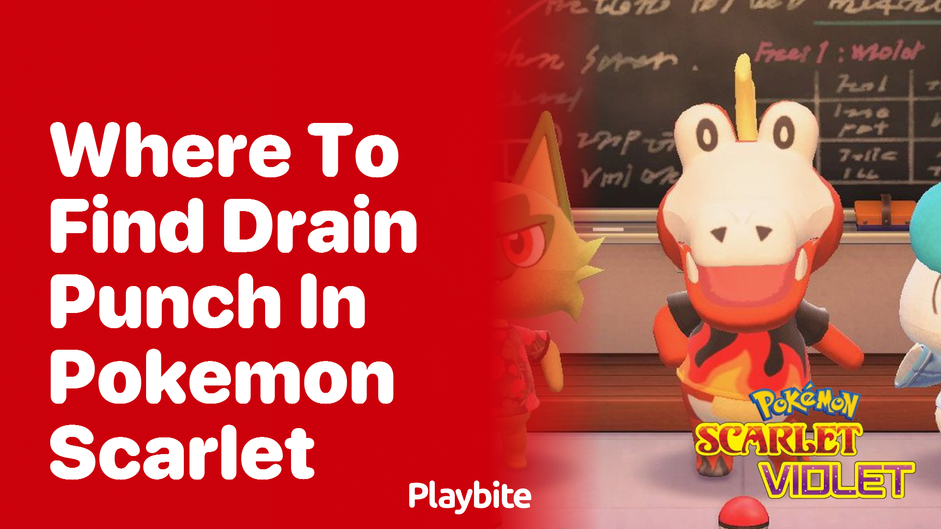 Where to Find Drain Punch in Pokémon Scarlet - Playbite