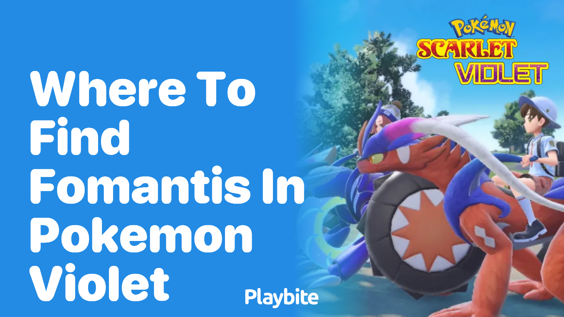 Where to Find Fomantis in Pokémon Violet - Playbite