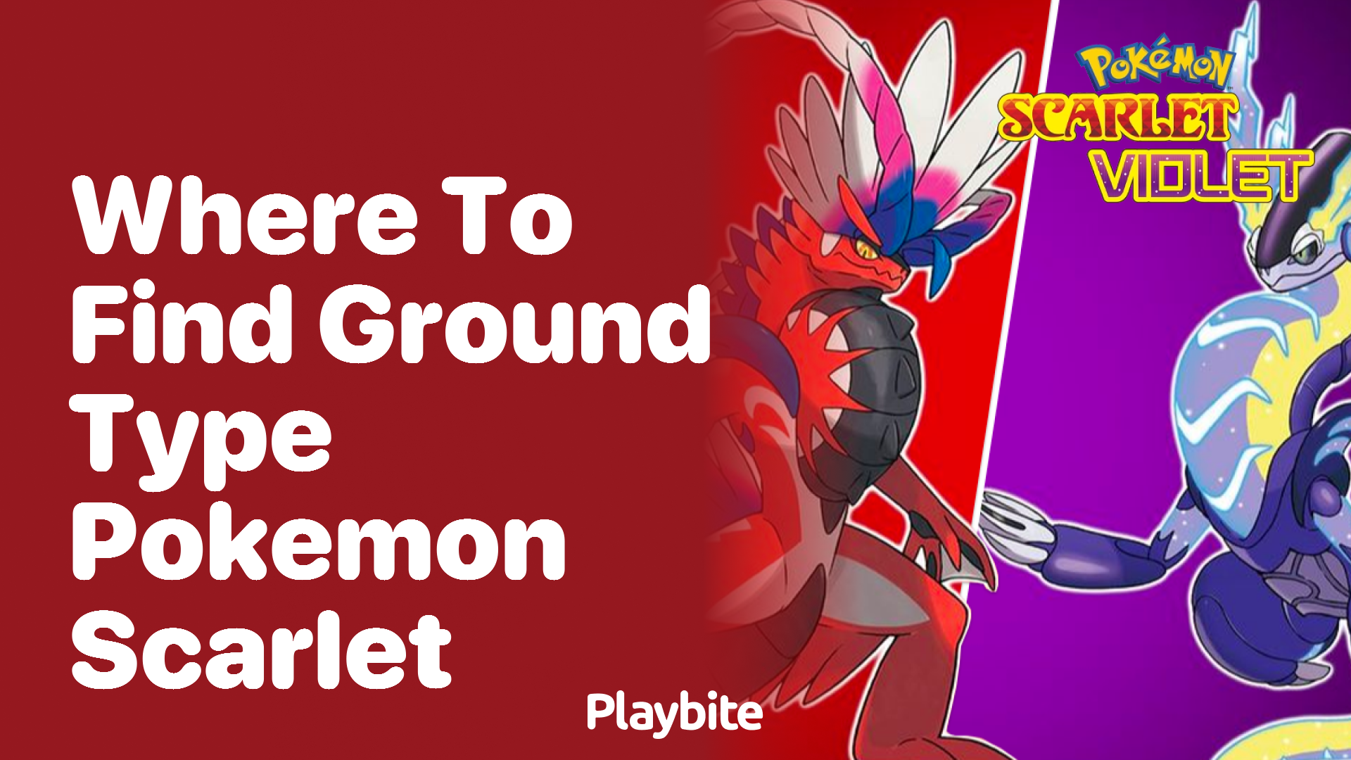 Where to Find Ground Type Pokémon in Scarlet - Playbite