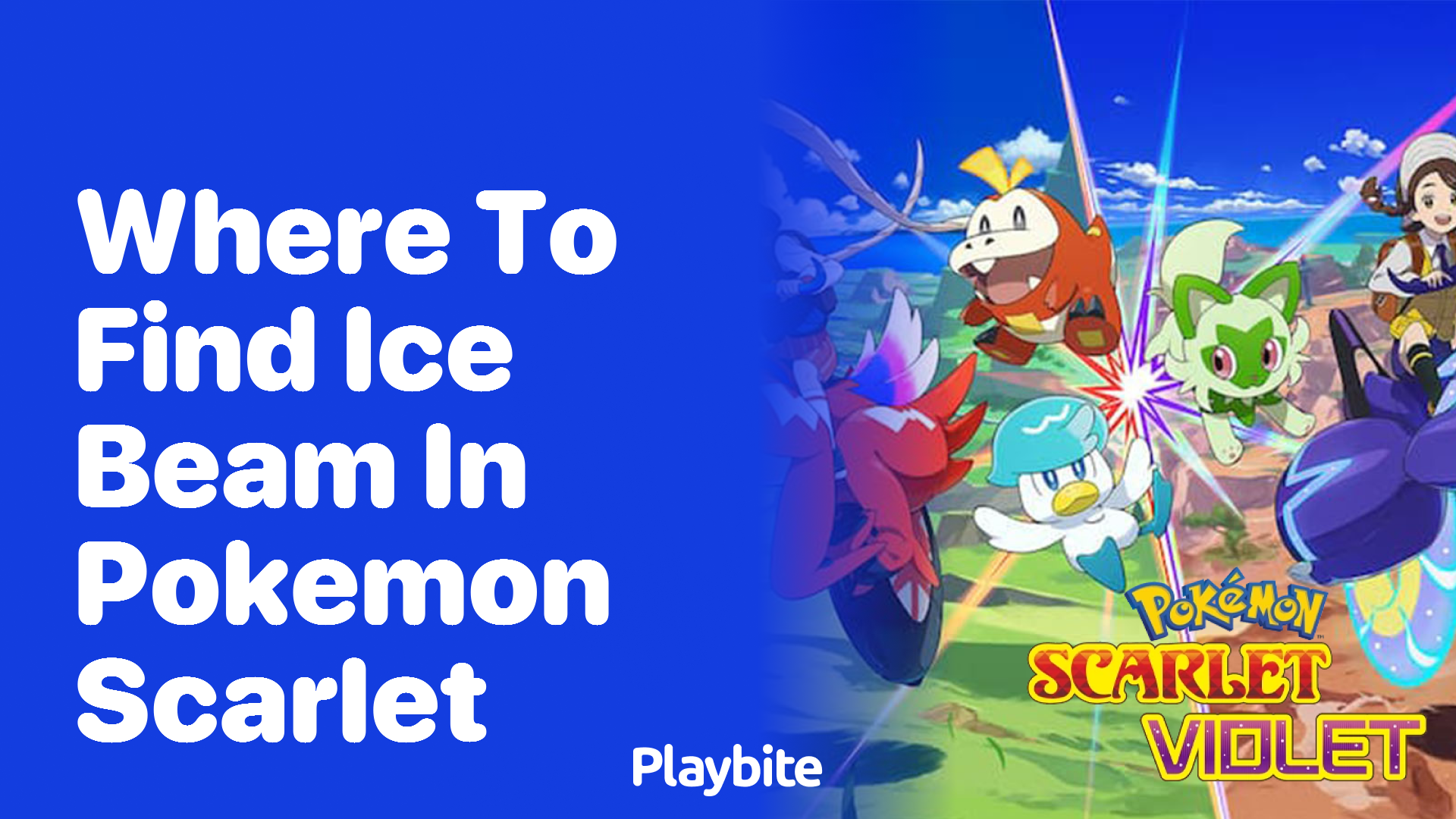 Where to Find Ice Beam in Pokemon Scarlet - Playbite