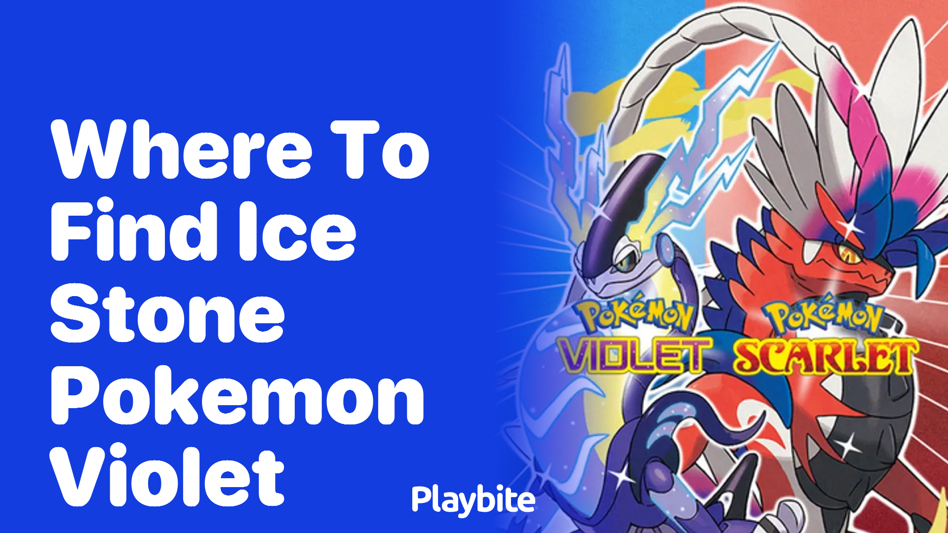 Where to Find Ice Stone in Pokemon Violet - Playbite