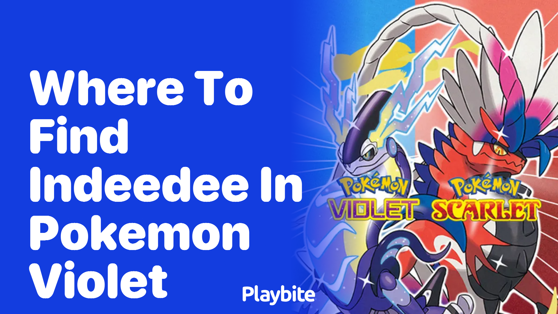Where to find Indeedee in Pokemon Violet - Playbite