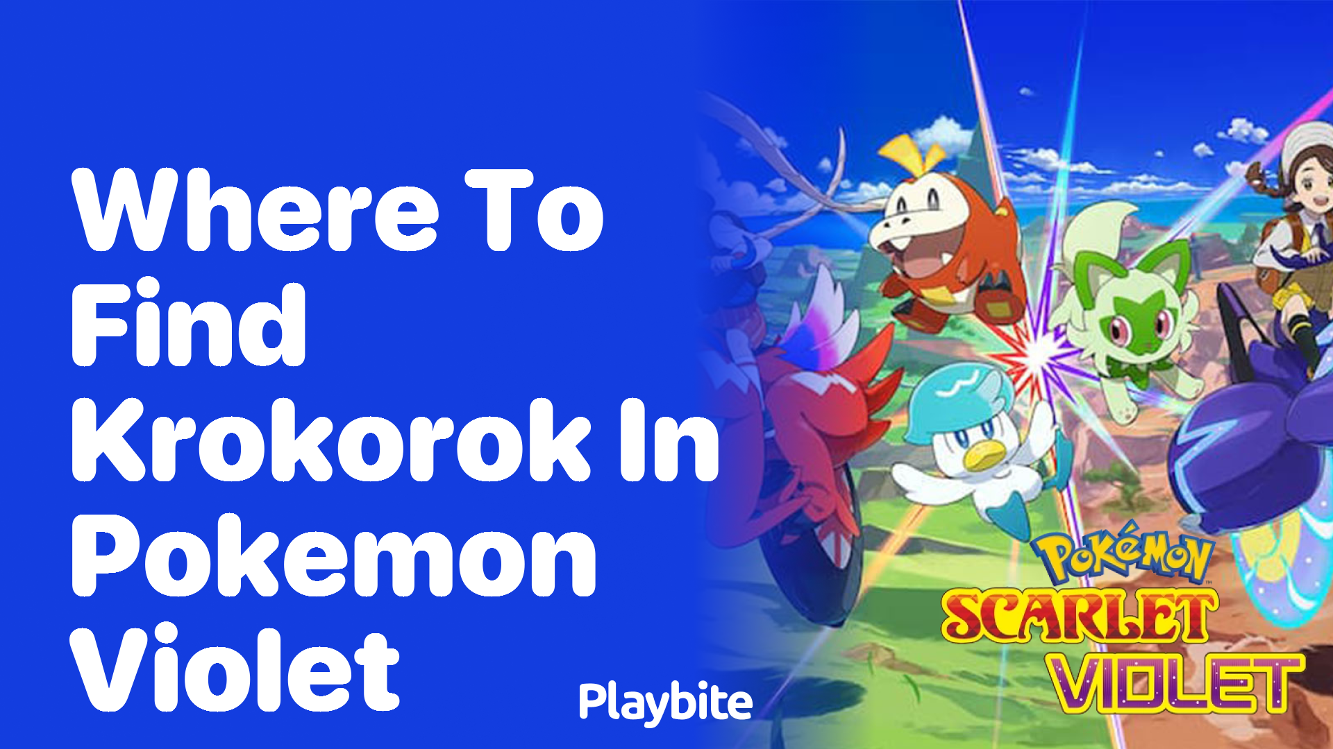 Where to find Krokorok in Pokemon Violet - Playbite