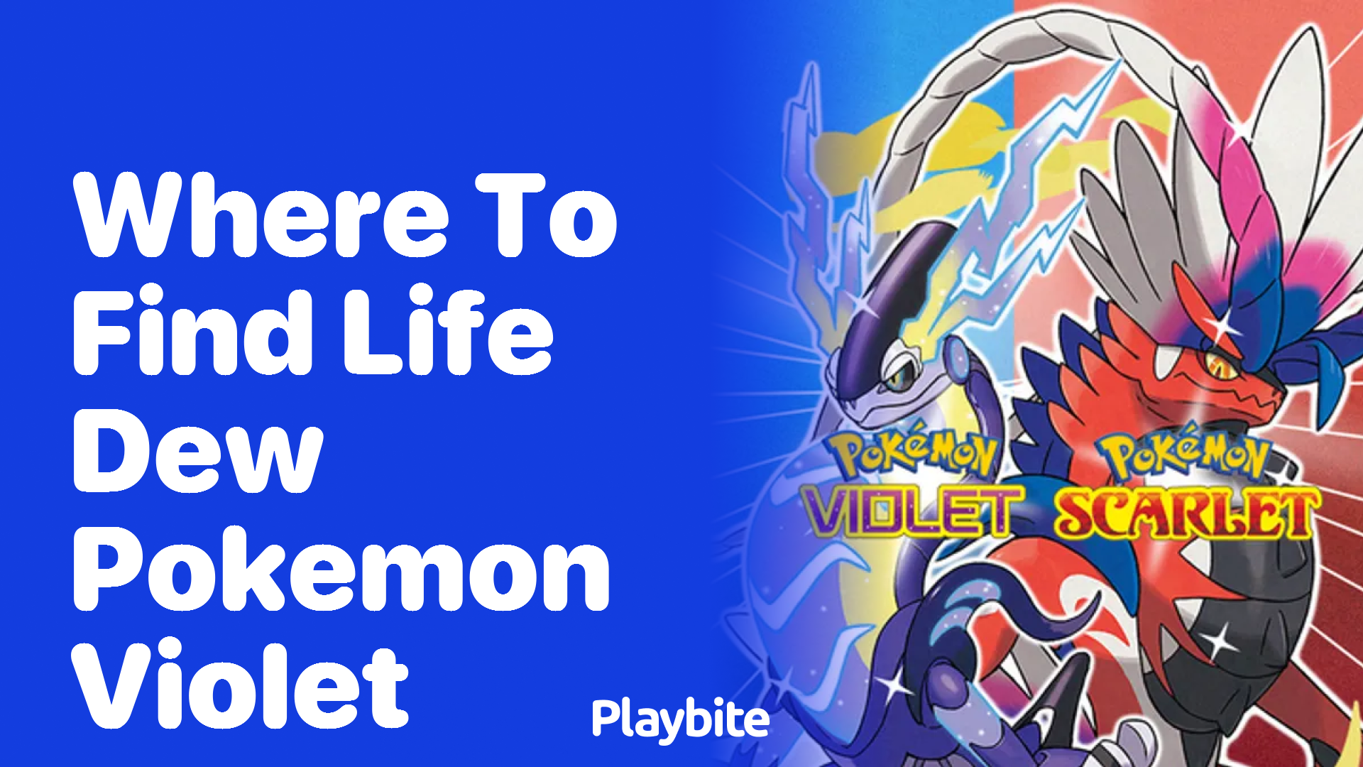 Where to Find Life Dew in Pokemon Violet - Playbite