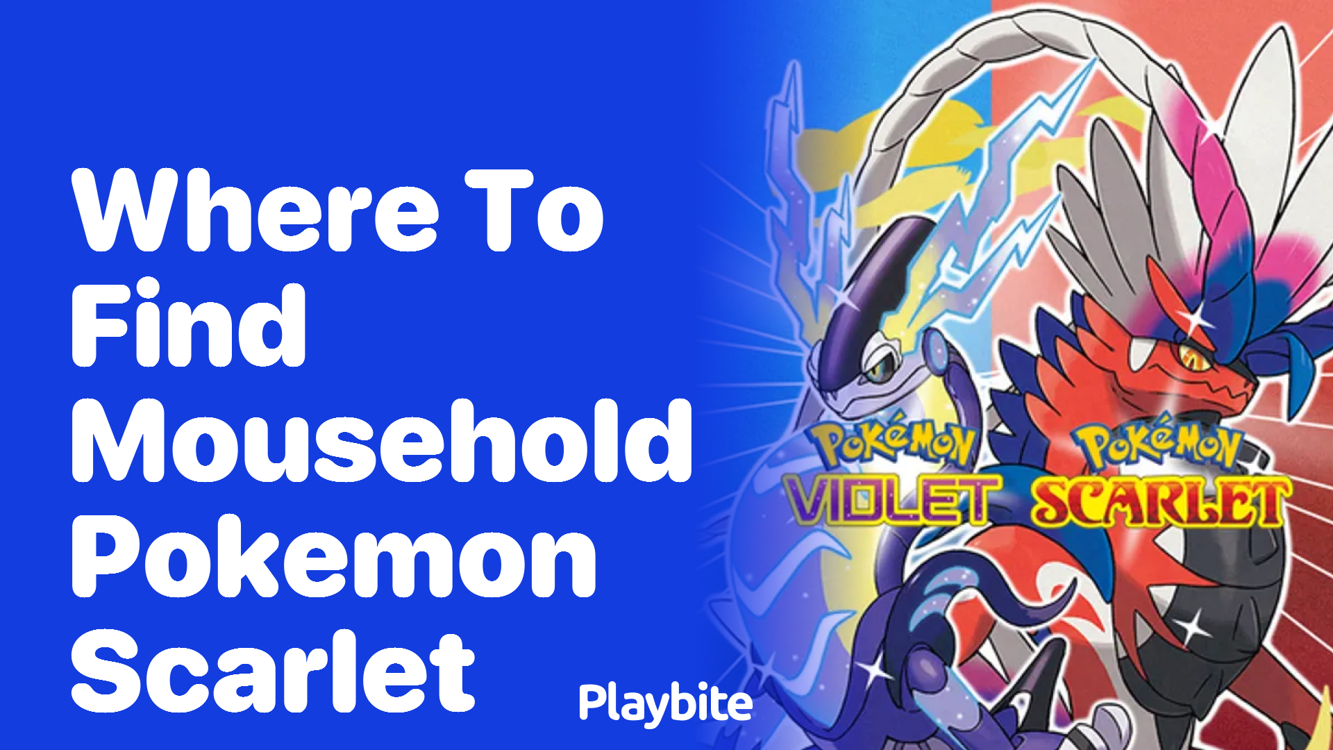 Where to Find Mousehold in Pokemon Scarlet - Playbite