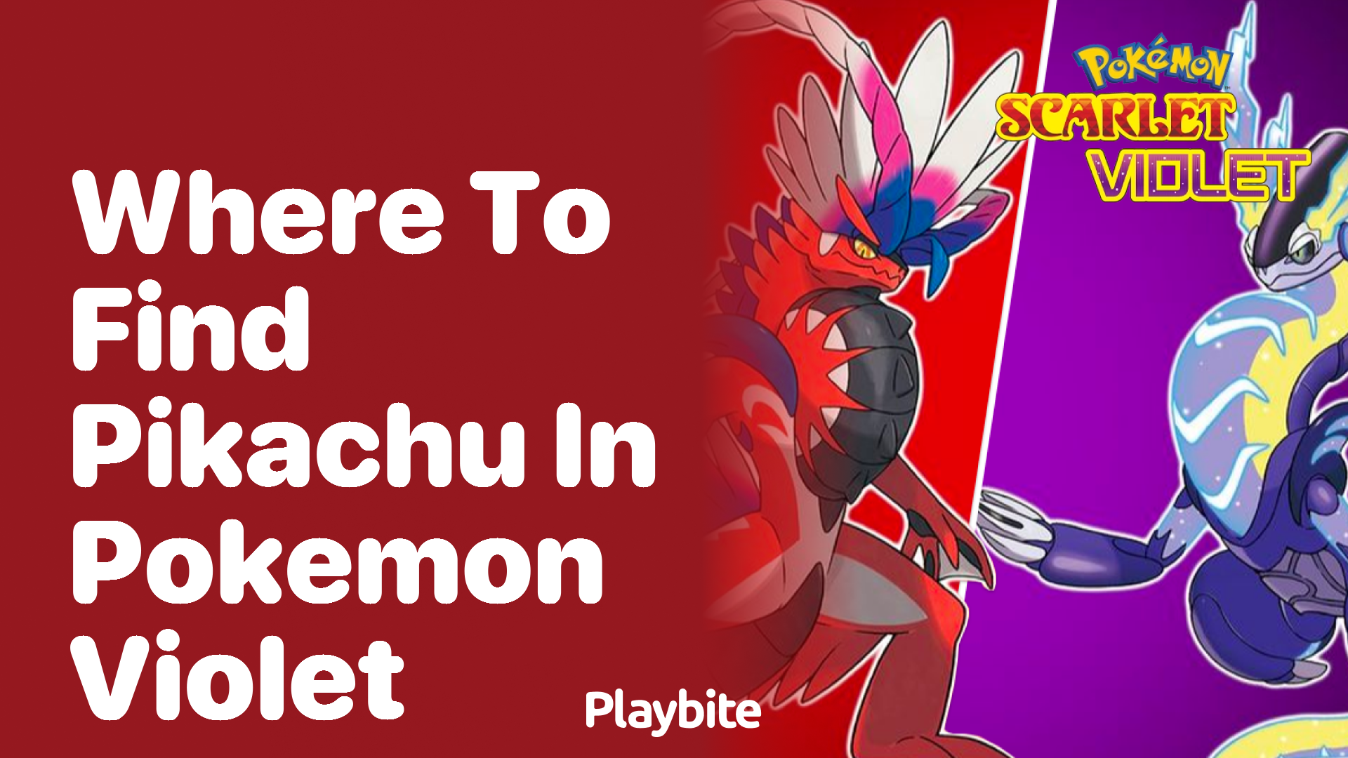 Where to find Pikachu in Pokemon Violet - Playbite