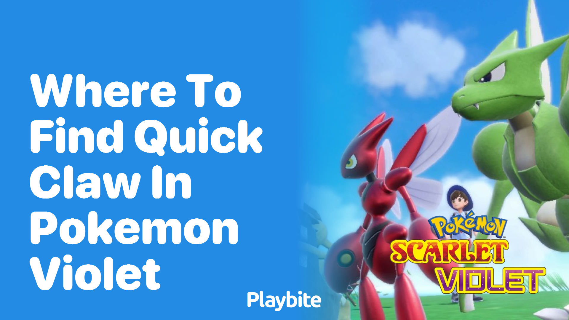 Where to Find Quick Claw in Pokemon Violet - Playbite