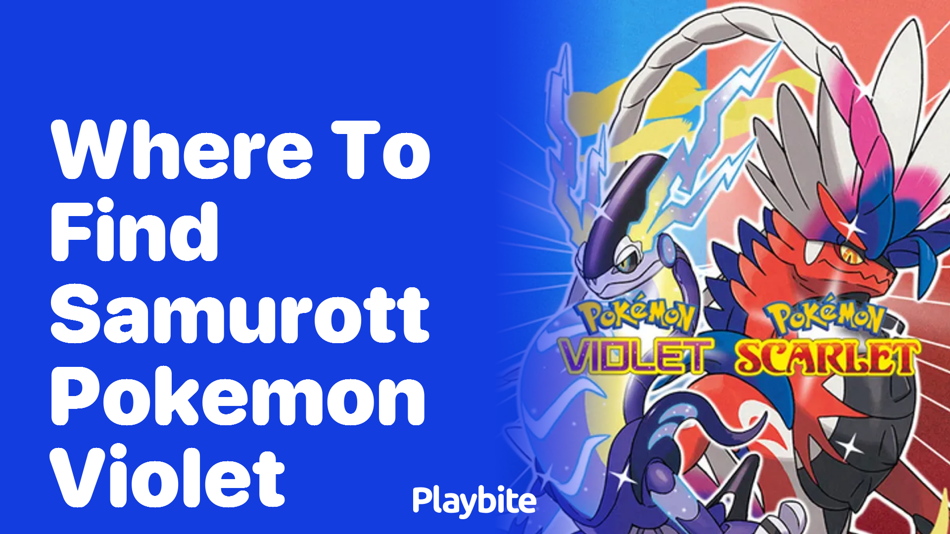 Where to find Samurott in Pokemon Violet - Playbite