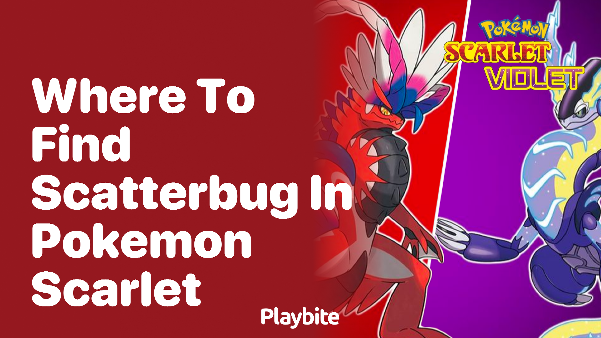Where to Find Scatterbug in Pokemon Scarlet - Playbite