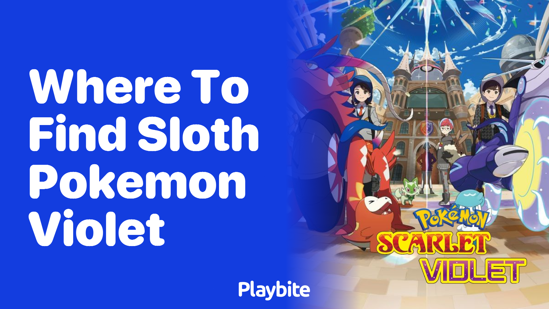 Where to Find Sloth Pokemon in Violet - Playbite