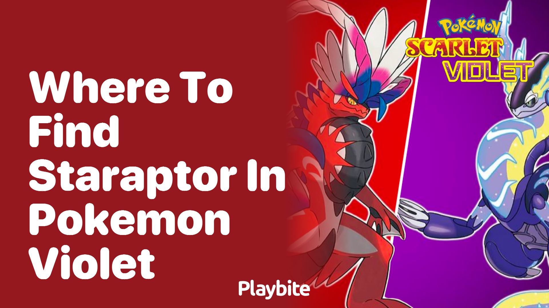 Where to find Staraptor in Pokemon Violet - Playbite