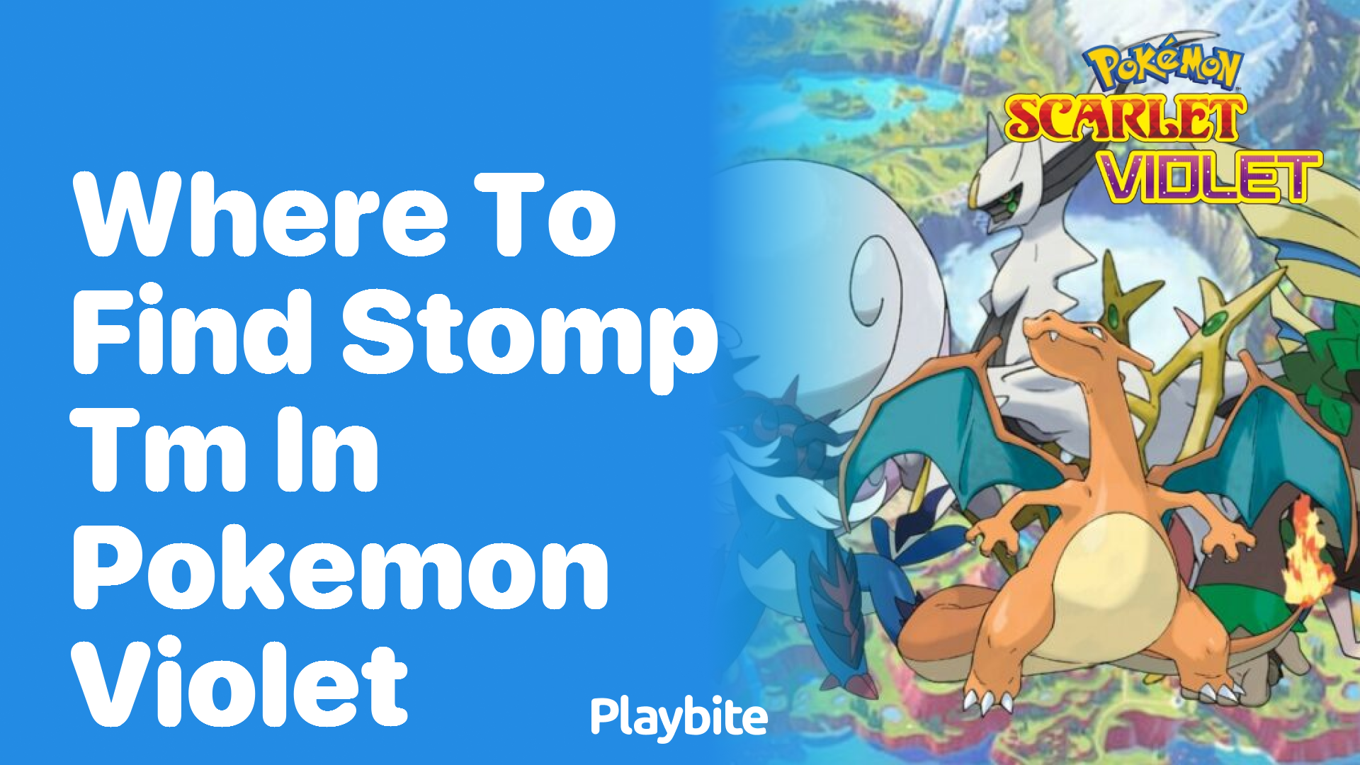 Where to find Stomp TM in Pokemon Violet - Playbite