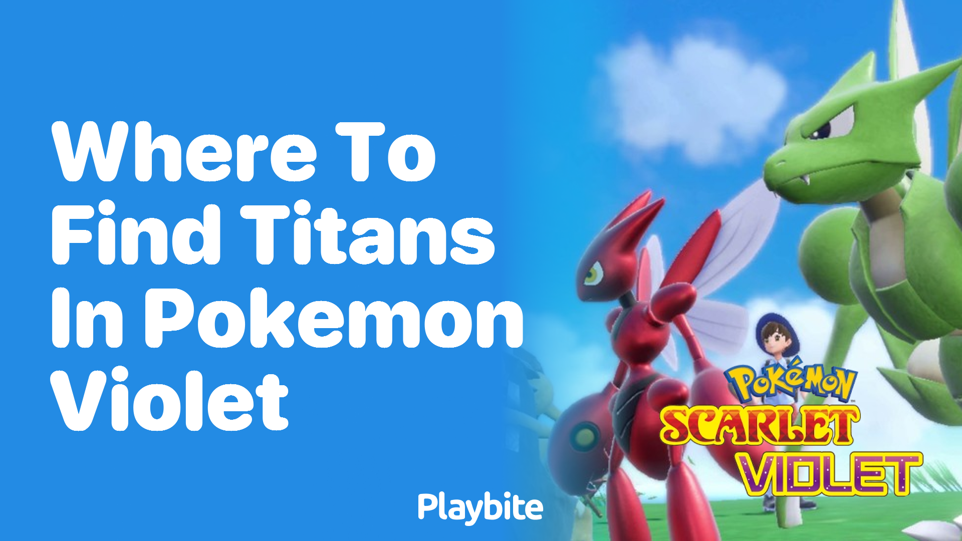 Where to find Titans in Pokemon Violet - Playbite