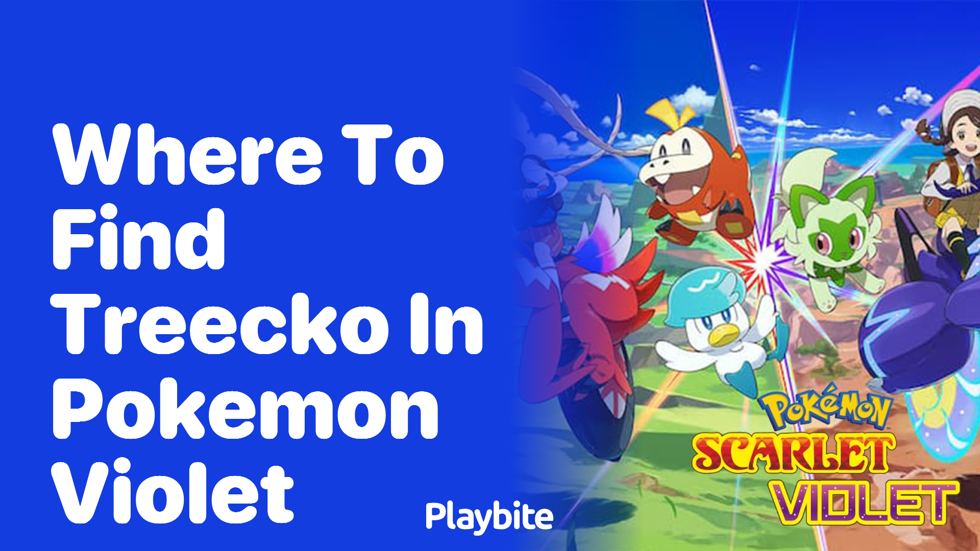 Where to Find Treecko in Pokemon Violet - Playbite