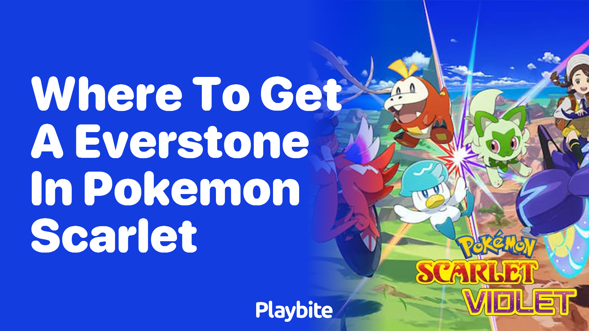 Where to get an Everstone in Pokémon Scarlet - Playbite