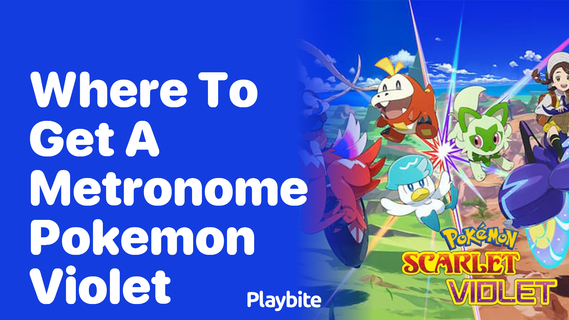 Where to get a Metronome in Pokemon Violet - Playbite