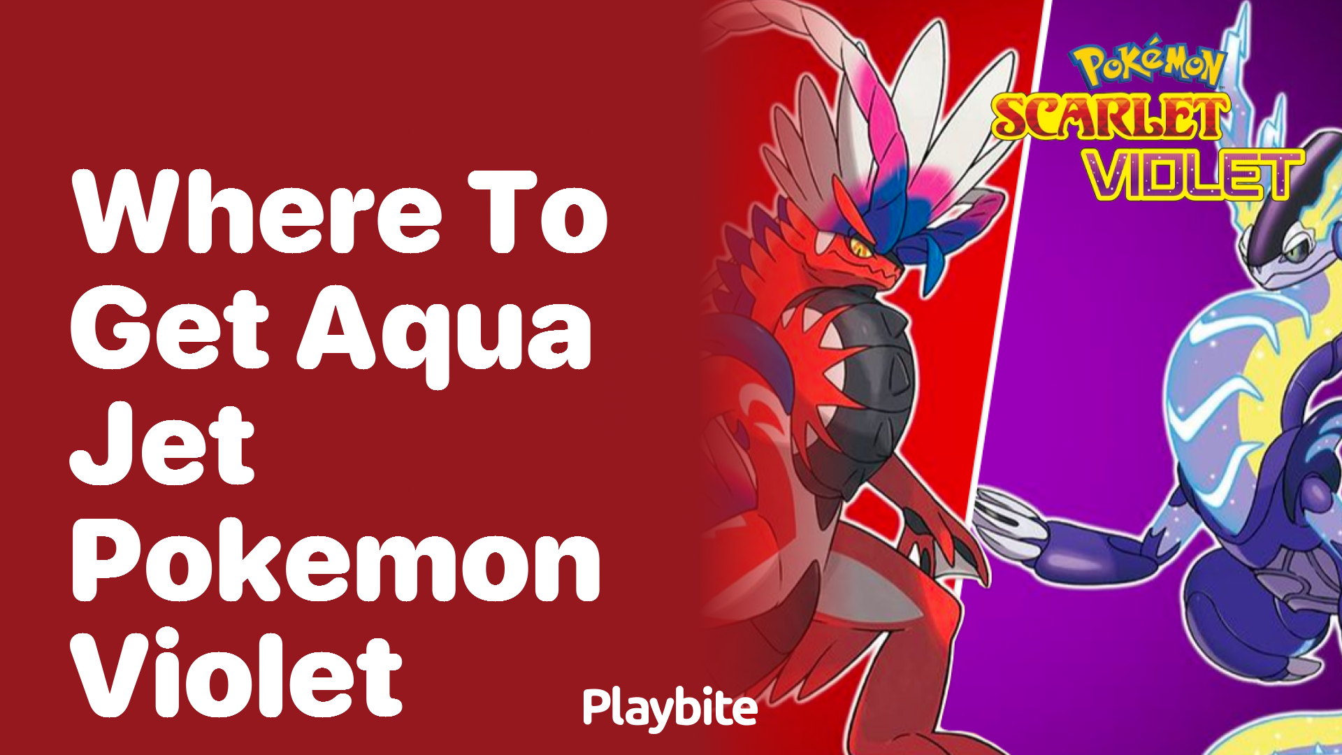 Where to get Aqua Jet in Pokemon Violet - Playbite