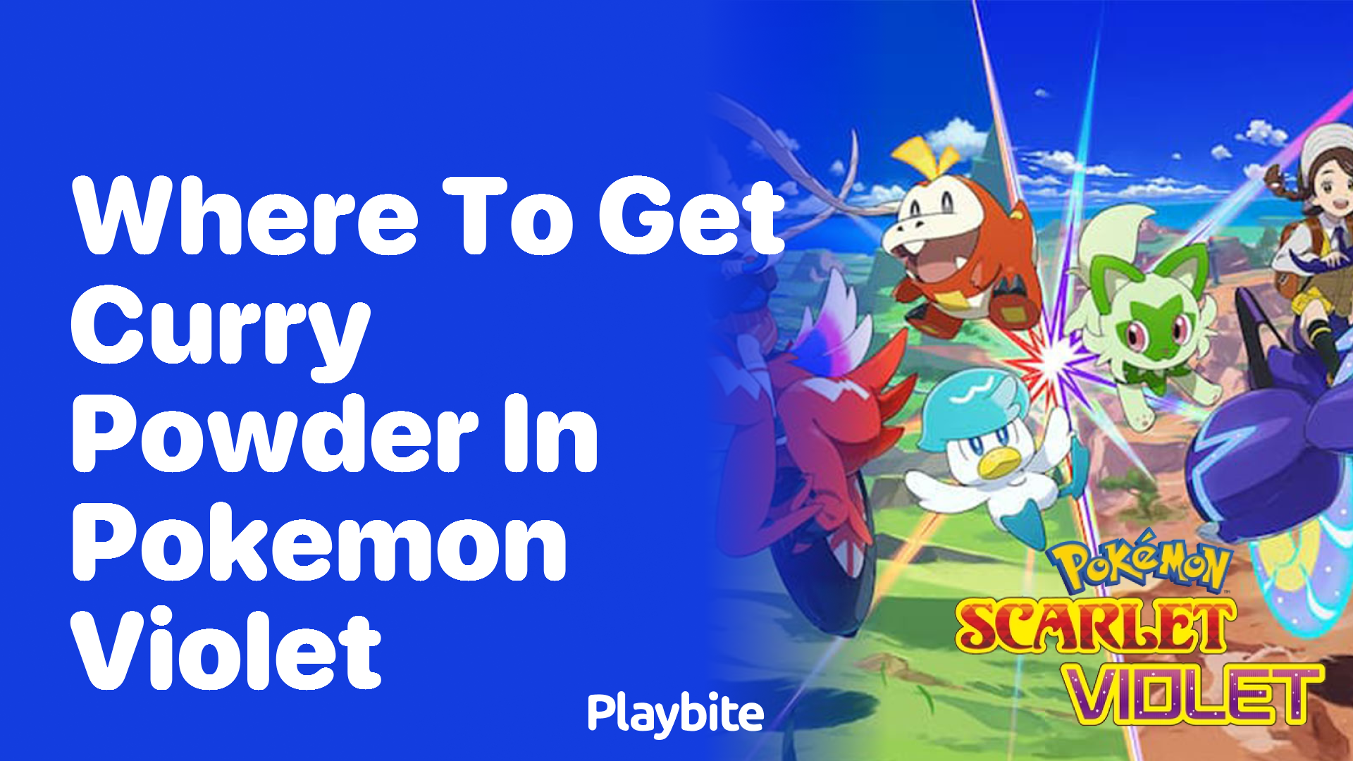 Where to get curry powder in Pokemon Violet - Playbite