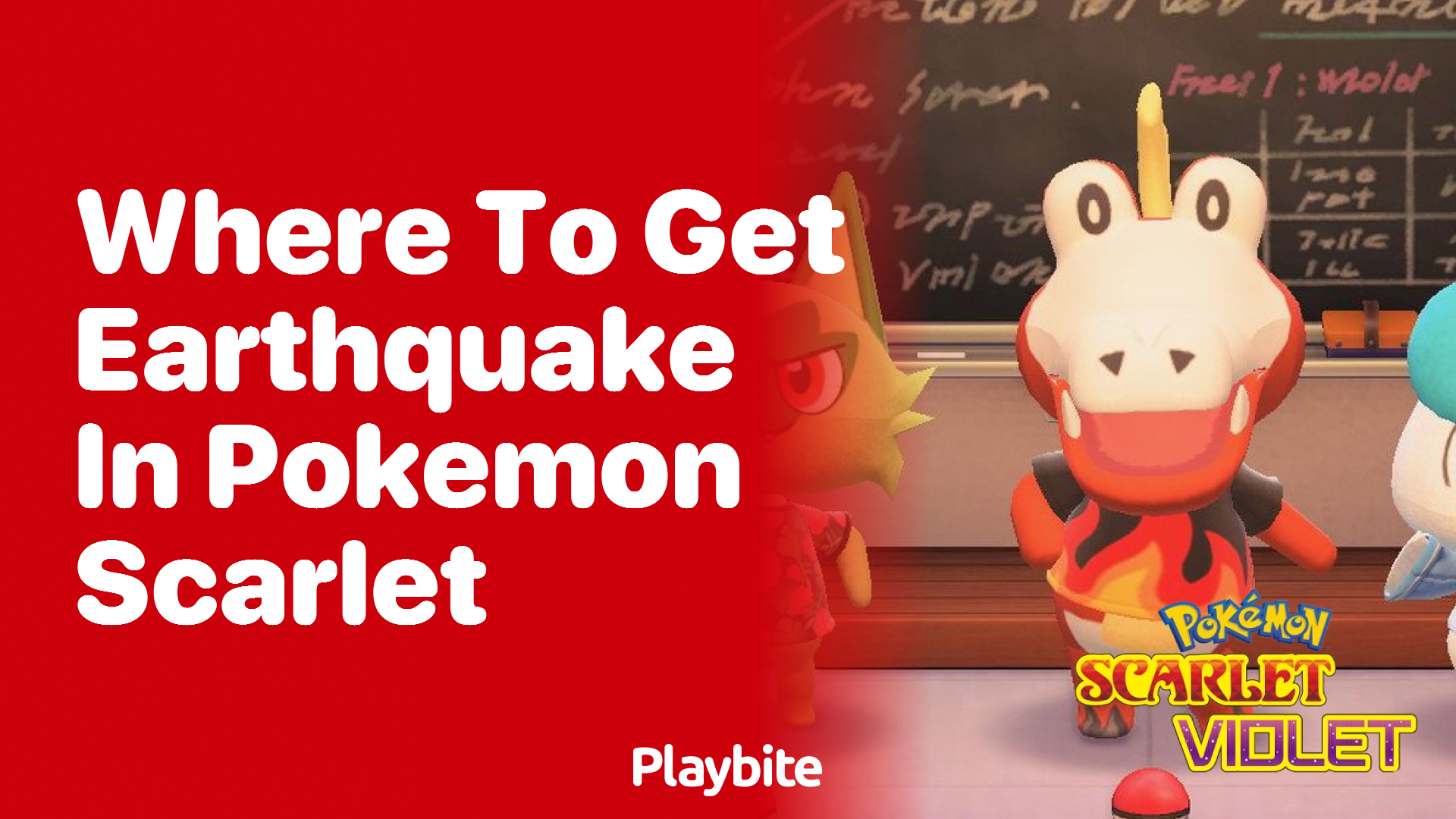 Where to get Earthquake in Pokemon Scarlet - Playbite