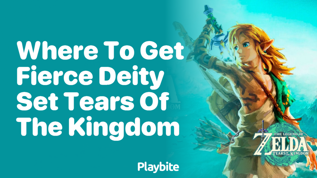 Where to Get the Fierce Deity Set in Tears of the Kingdom - Playbite