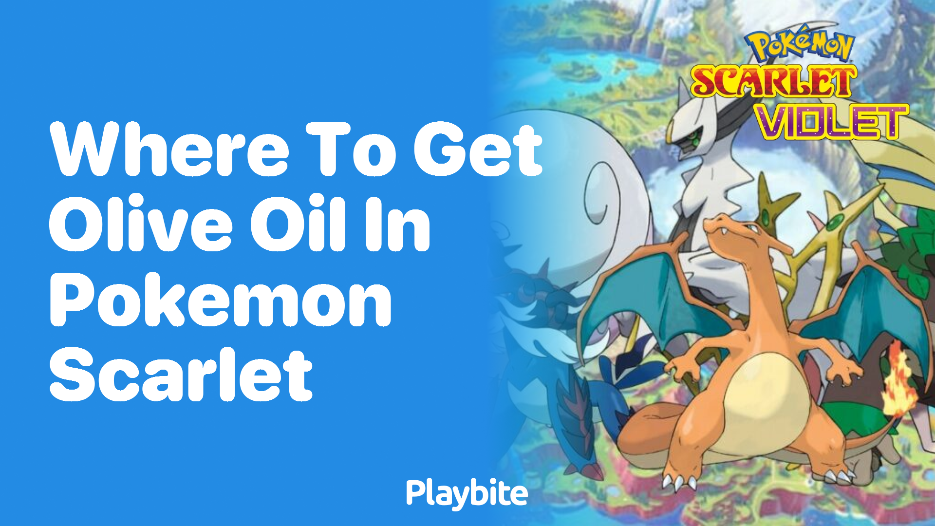 Where to Get Olive Oil in Pokémon Scarlet - Playbite