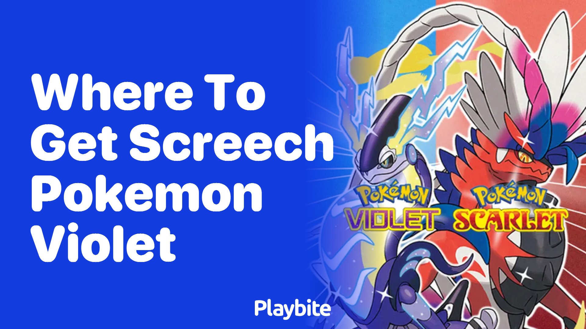Where to get Screech in Pokemon Violet - Playbite