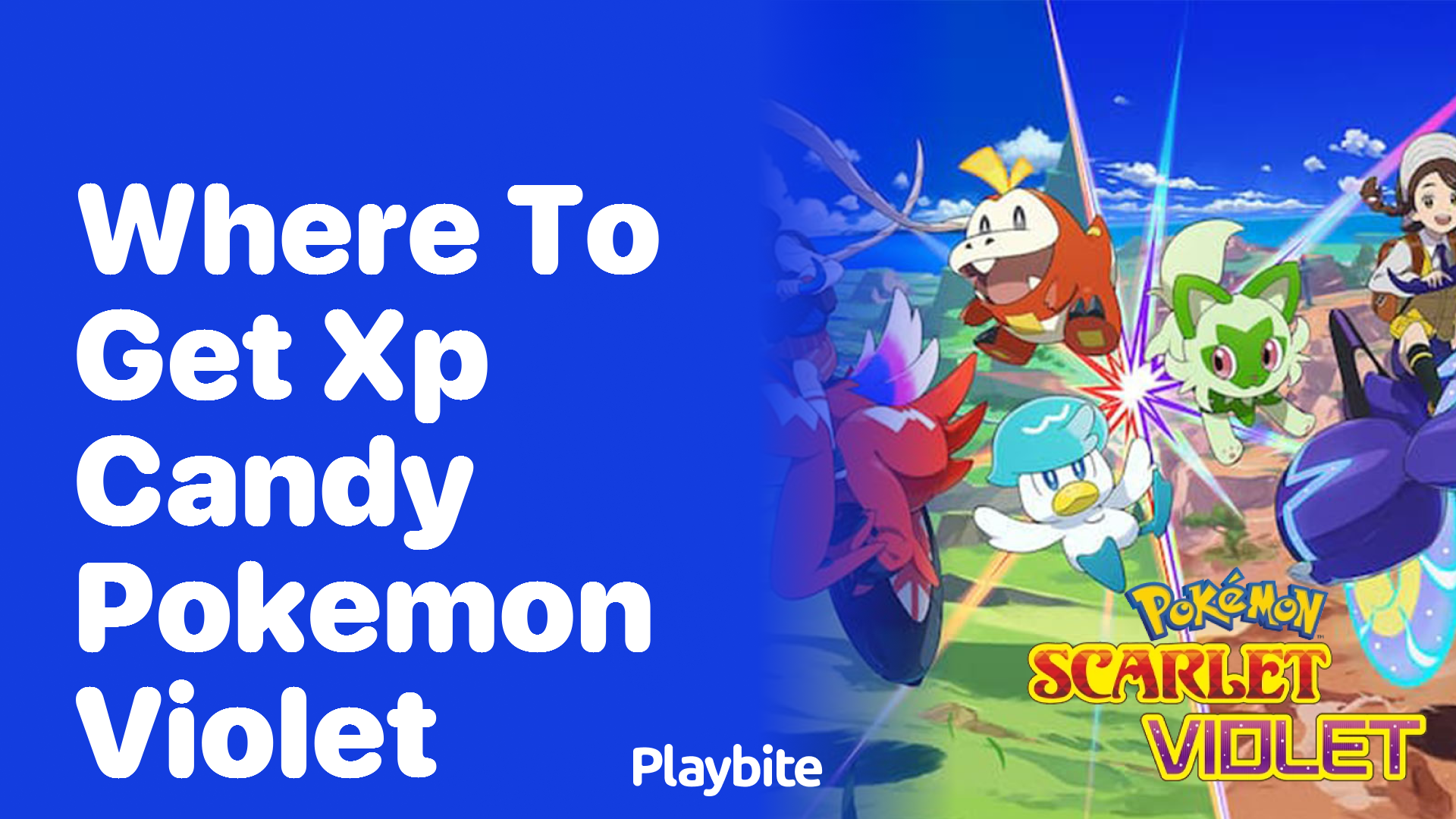 Where to Get XP Candy in Pokemon Violet - Playbite