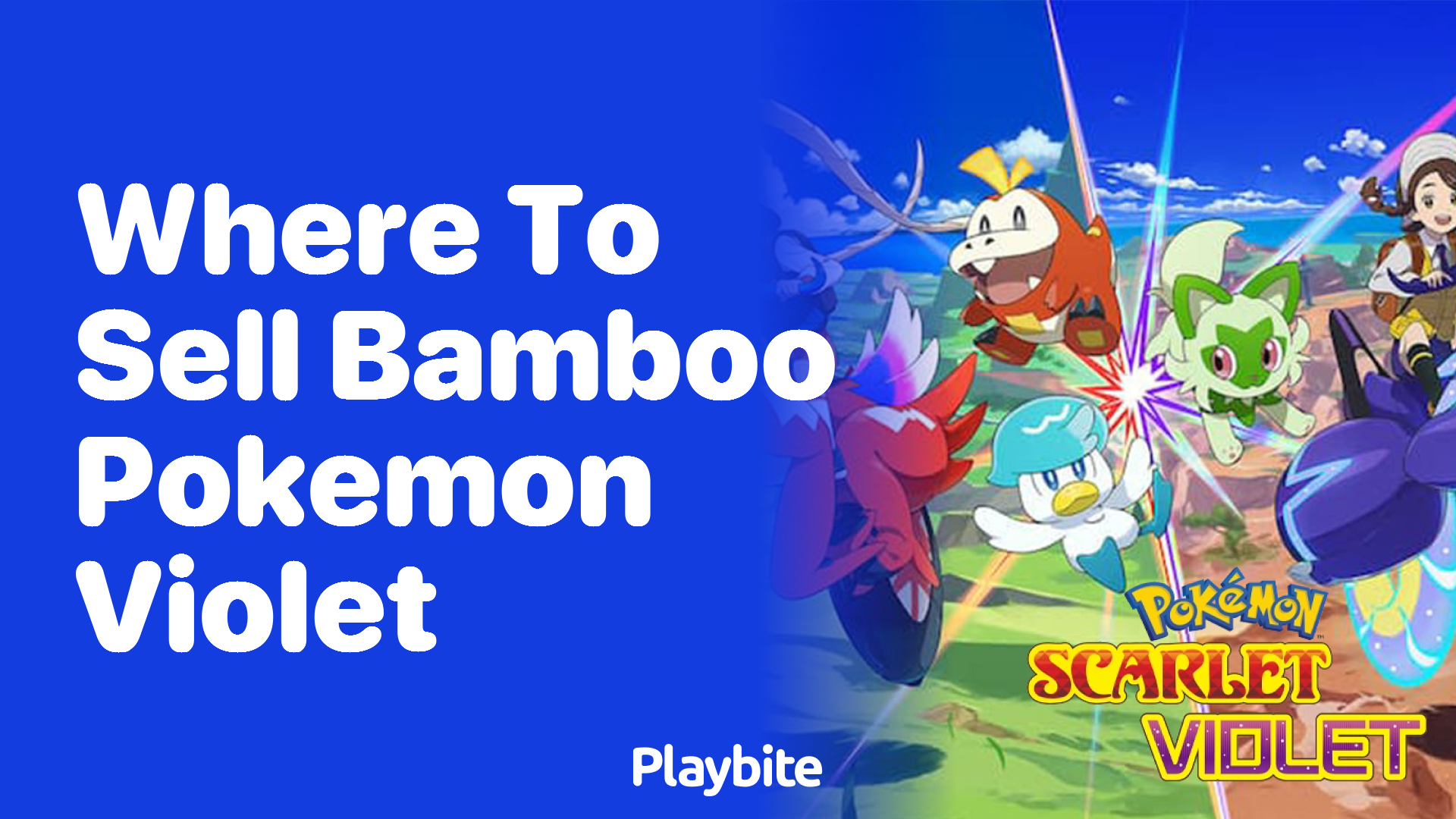 Where to Sell Bamboo in Pokémon Violet - Playbite