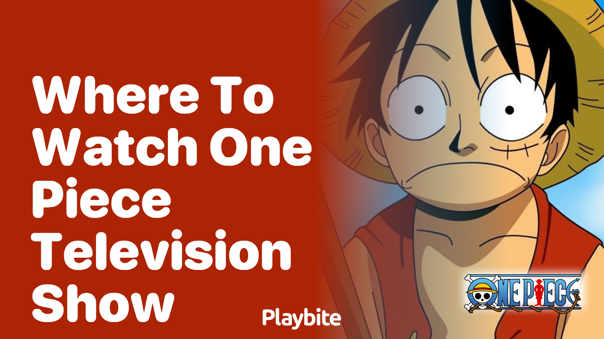 Where to Watch the One Piece Television Show: Your Ultimate Guide ...