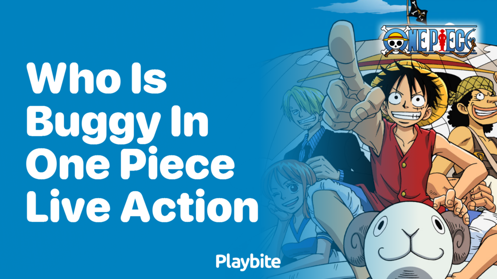 Who is Buggy in the One Piece Live Action? - Playbite
