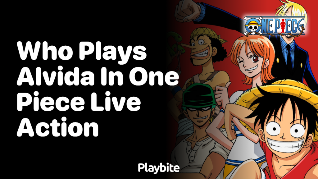 Who Plays Alvida in One Piece Live Action? - Playbite