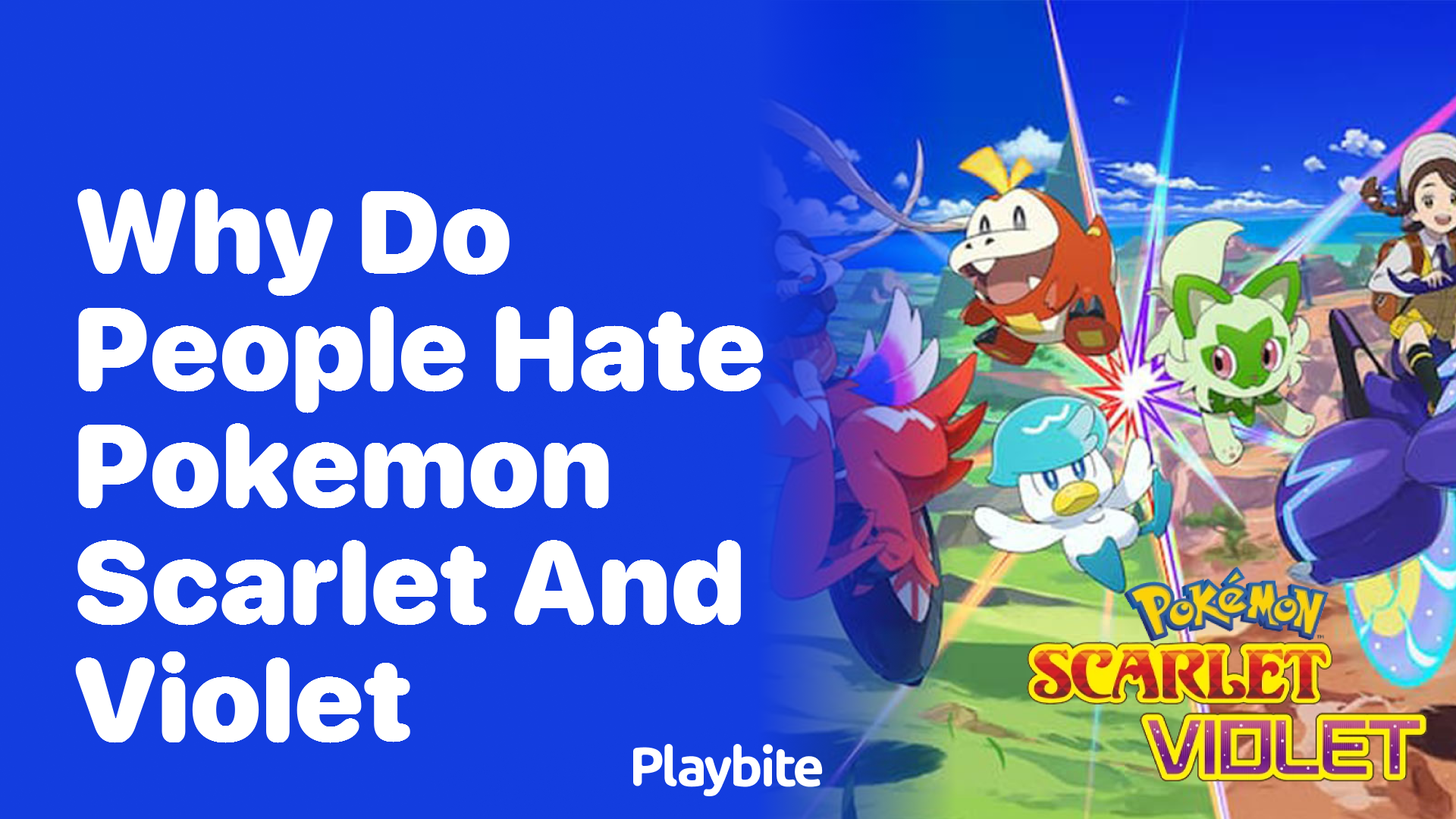 Why do people hate Pokemon Scarlet and Violet? - Playbite