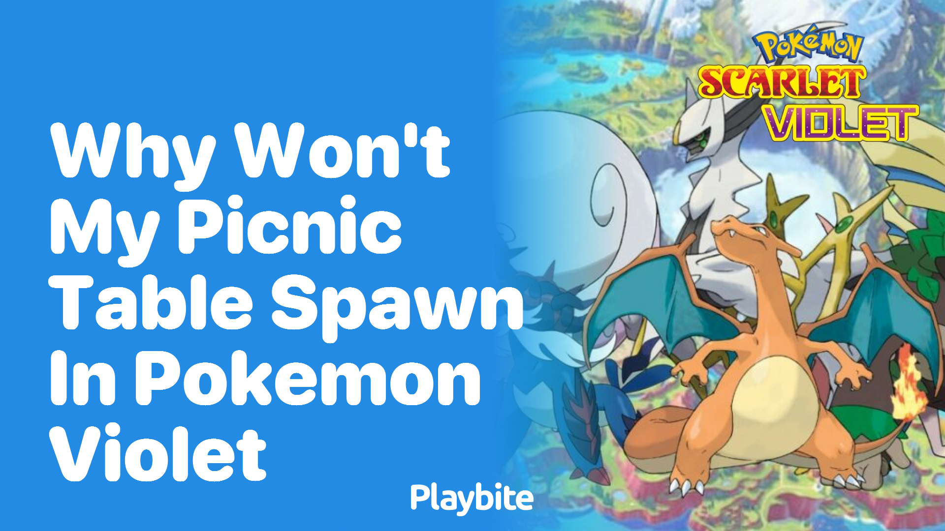 Why won't my picnic table spawn in Pokémon Violet? - Playbite