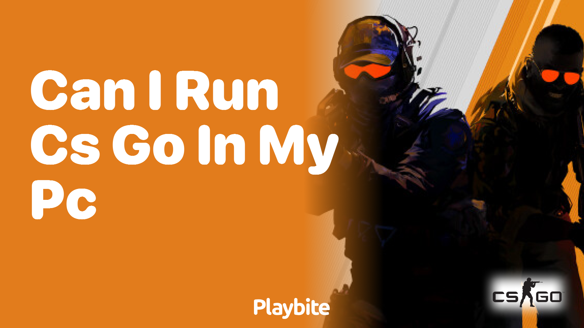 Can I run CS:GO on my PC? - Playbite