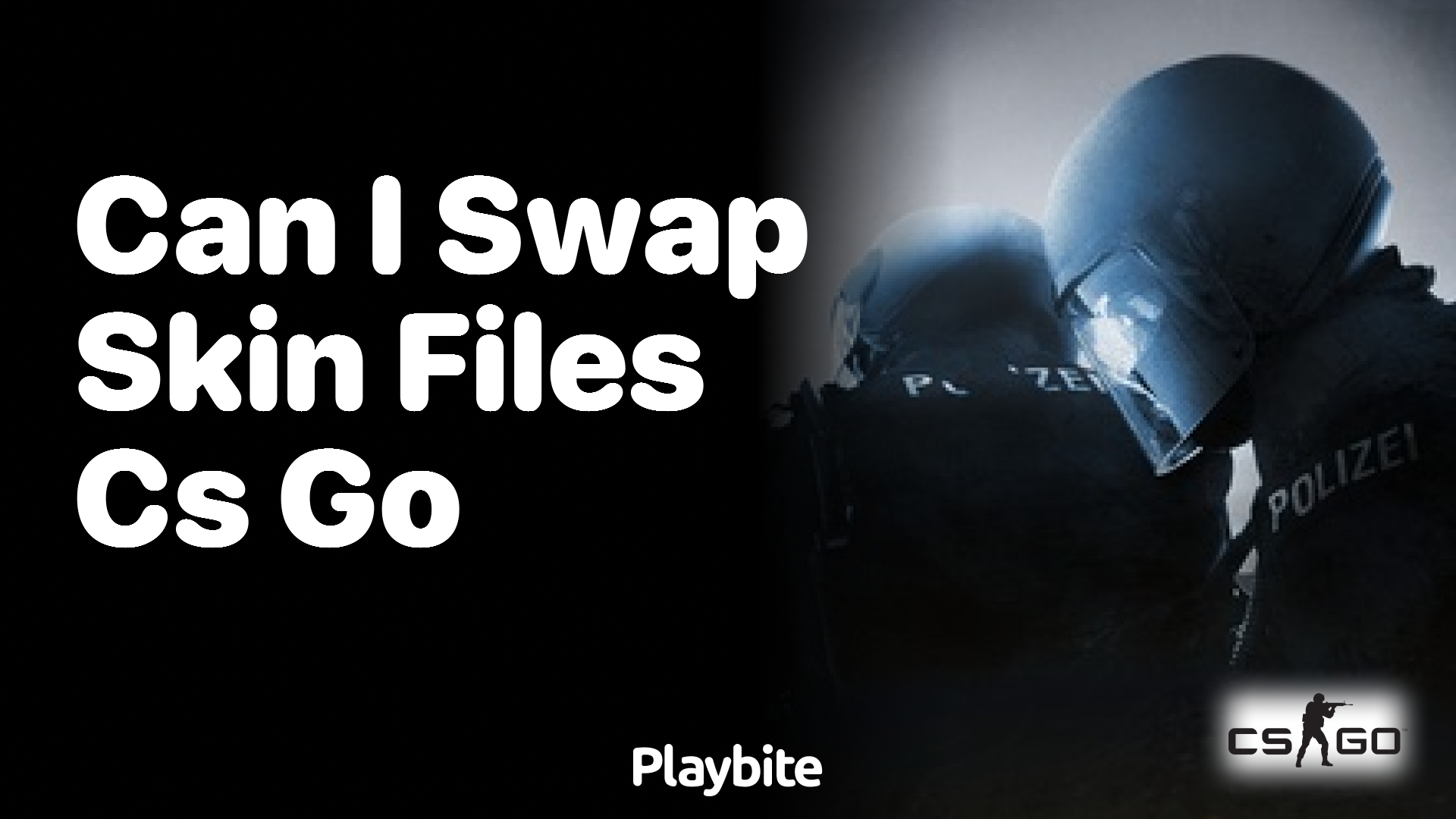 Can I swap skin files in CS:GO? - Playbite