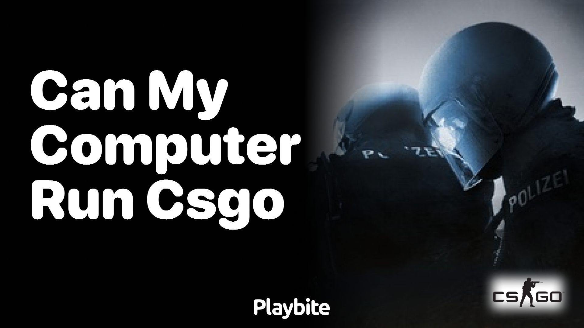 Can my computer run CS:GO? - Playbite