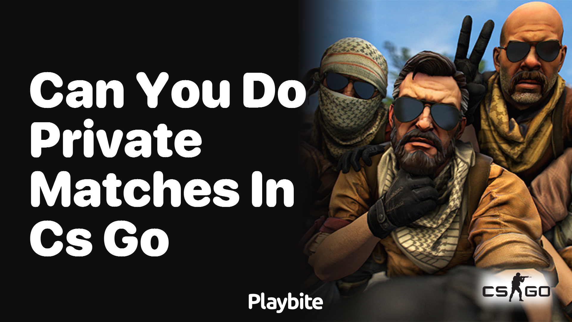 Can You Do Private Matches in CS:GO? - Playbite