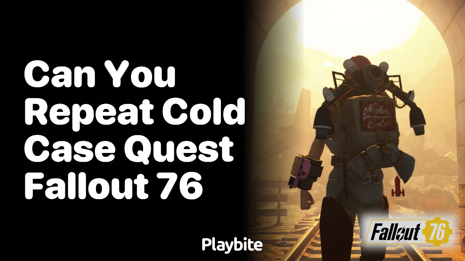 Can you repeat the Cold Case quest in Fallout 76? - Playbite