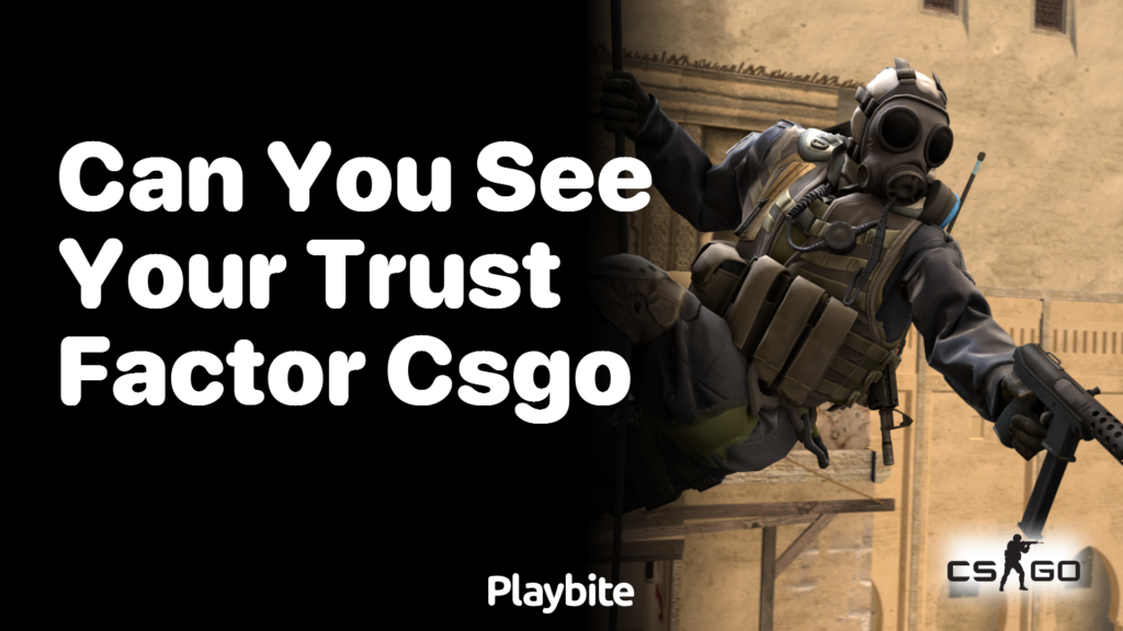 Can you see your Trust Factor in CS:GO? - Playbite