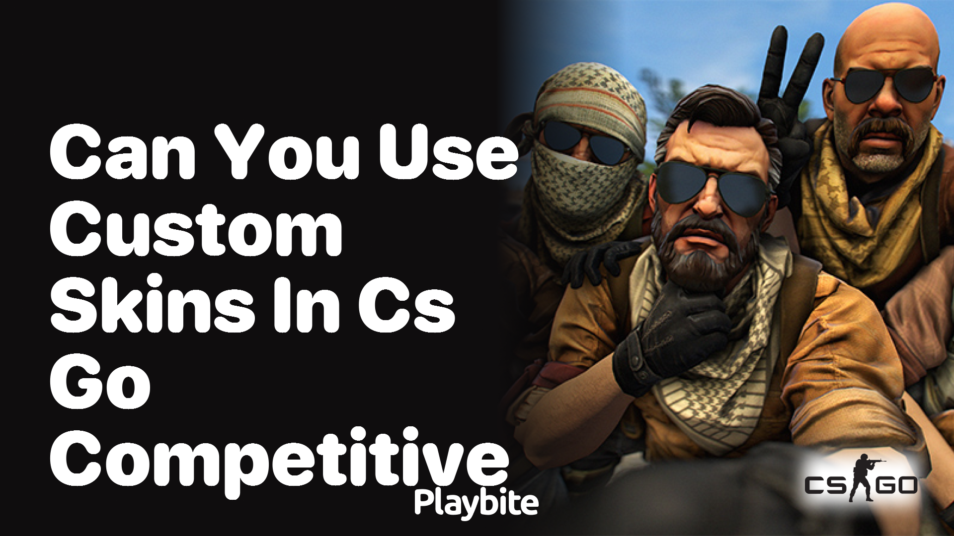 Can you use custom skins in CS:GO competitive? - Playbite