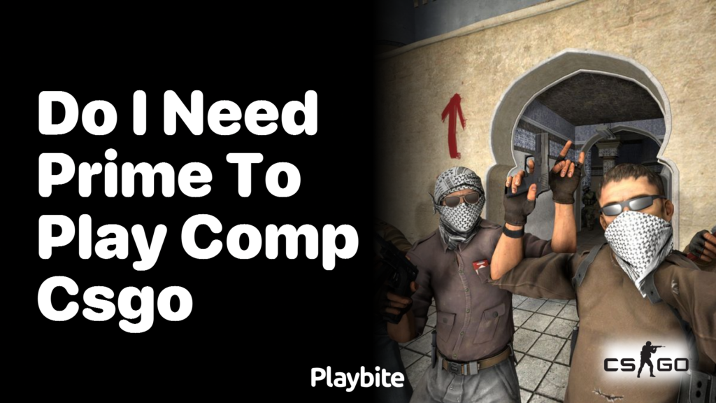 Do I need Prime to play competitive CS:GO? - Playbite