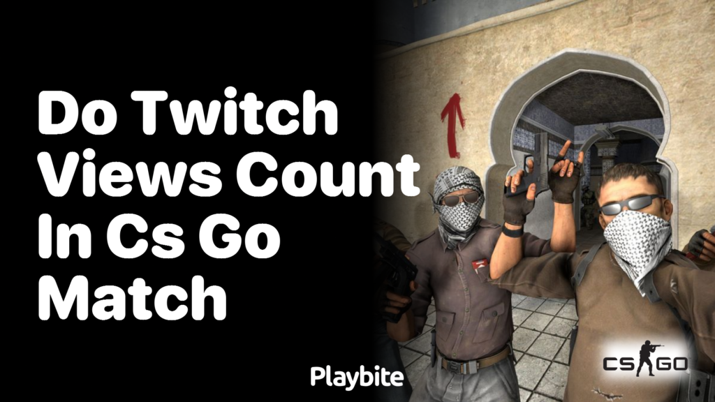 Do Twitch views count in CS:GO matches? - Playbite