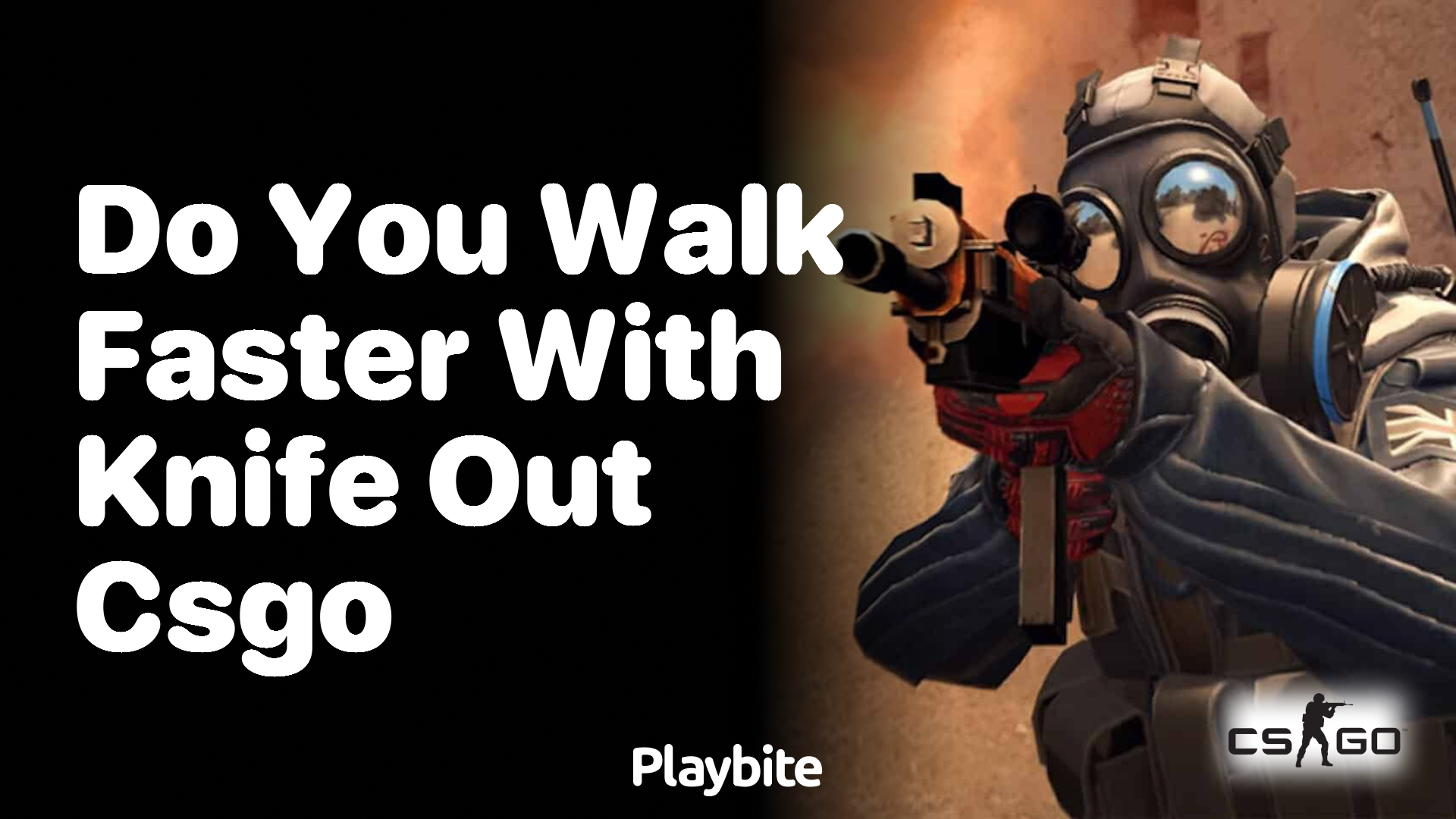 Do you walk faster with a knife out in CS:GO? - Playbite
