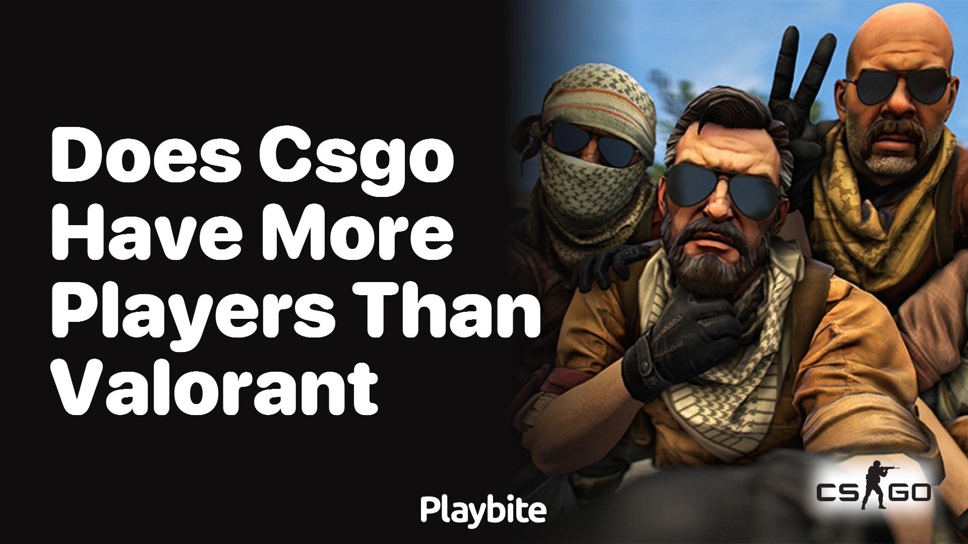 Does CS:GO have more players than Valorant? - Playbite