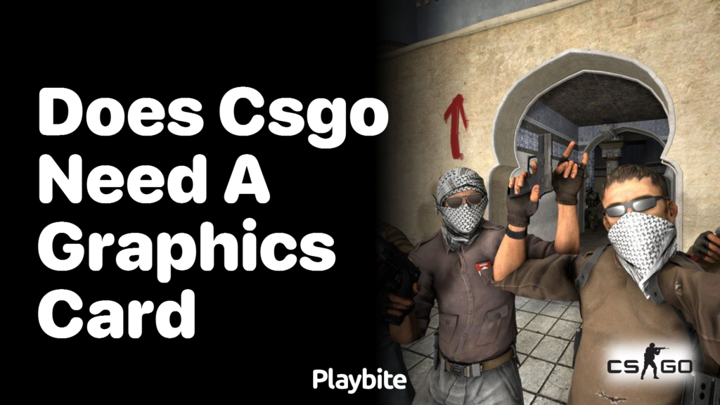 Does CSGO need a graphics card? - Playbite