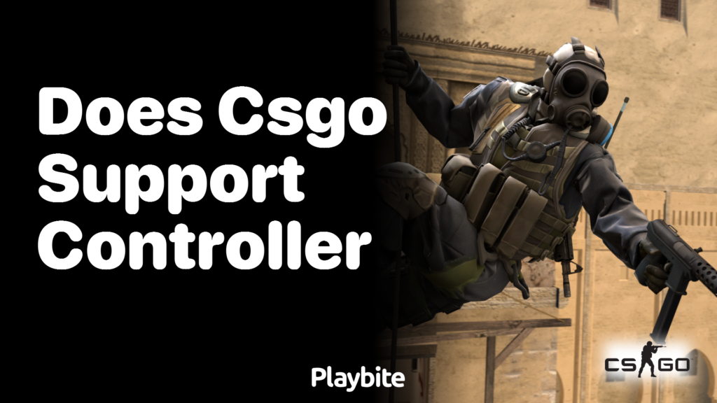Does CS:GO support controller gameplay? - Playbite