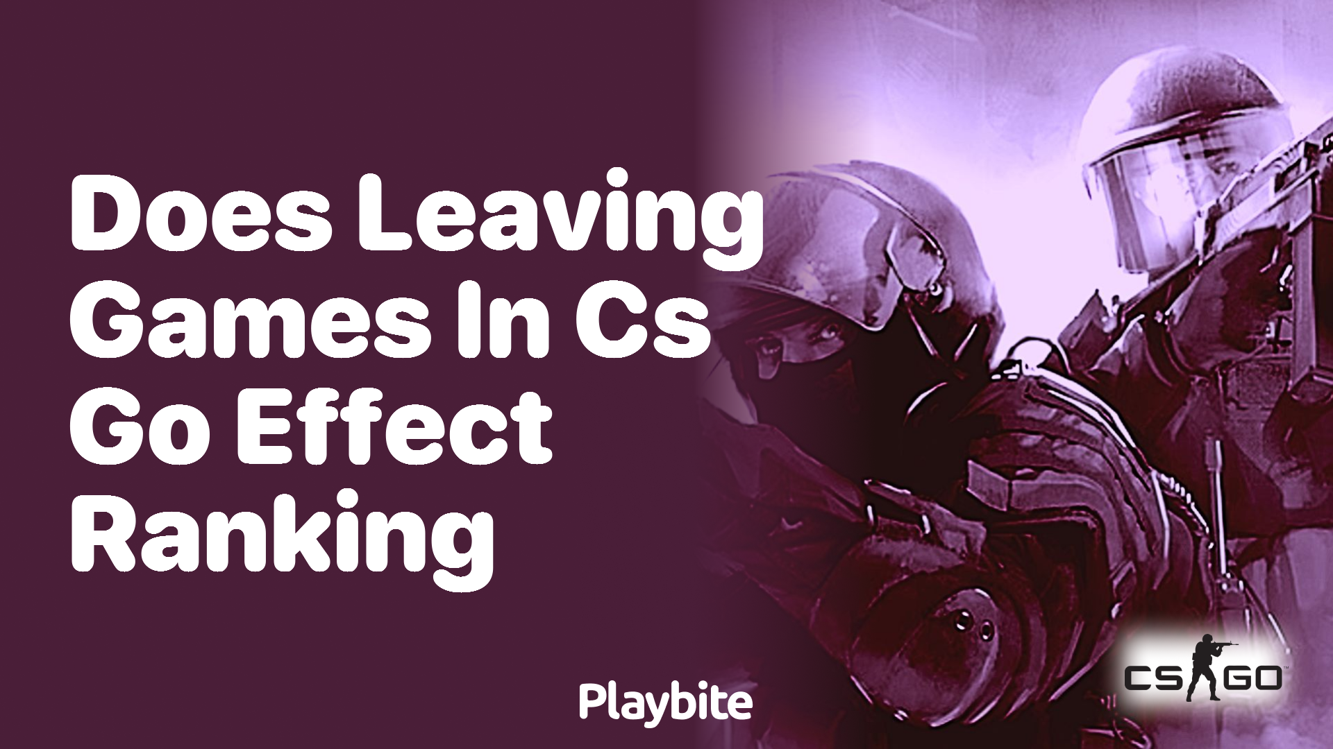 Does leaving games in CS:GO affect your ranking? - Playbite