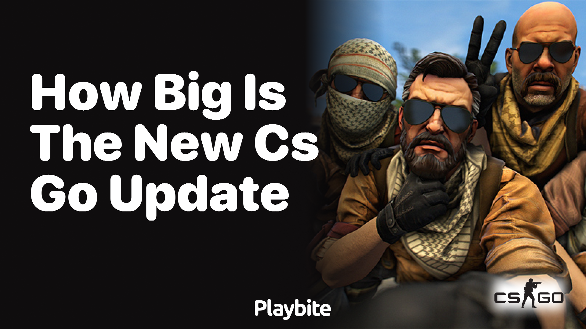 How big is the new CS GO update? - Playbite