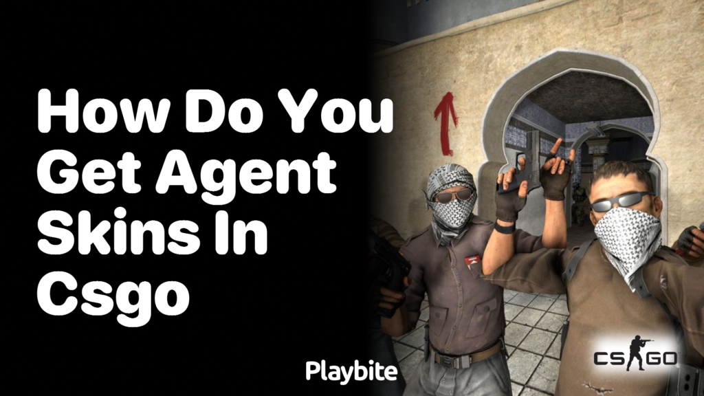 How do you get agent skins in CS:GO? - Playbite